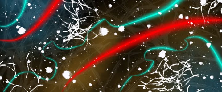 Flora - Haddi Art - Paintings & Prints, Abstract, Irregular Forms - ArtPal