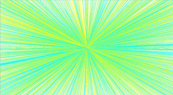 Cyan Yellow Point - Art - Digital Art & AI, Abstract, Color - ArtPal