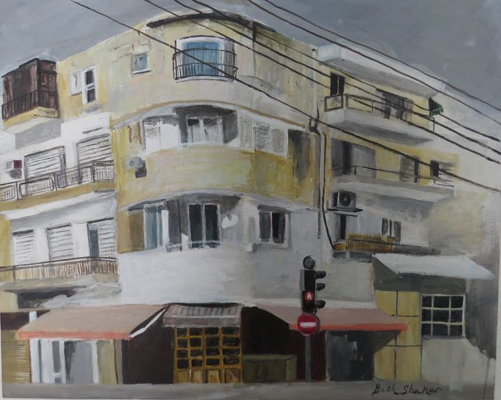 Jabotinsky, Ben Yehuda - Beth Shahar - Paintings & Prints, Buildings ...