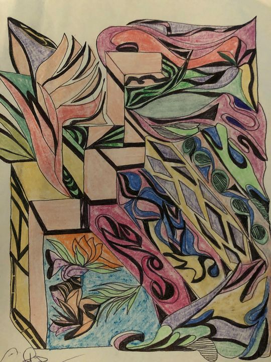 Multicolor -art - Drawing artist- print - Drawings & Illustration ...