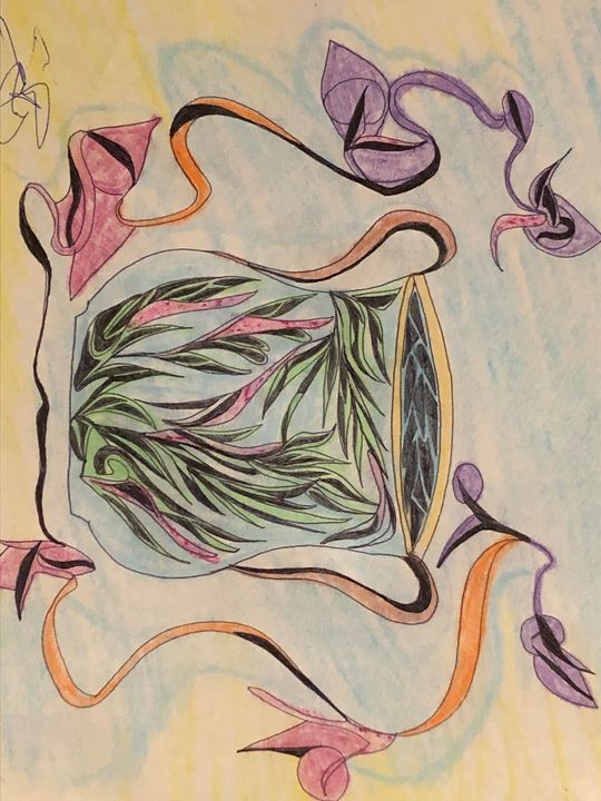 Jar-Art - Drawing artist- print - Drawings & Illustration, Ethnic ...