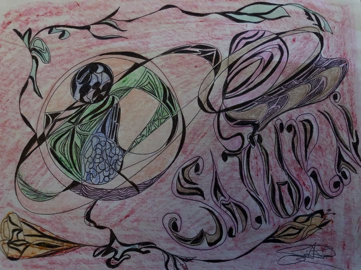 Universe-art - Drawing artist- print - Drawings & Illustration ...