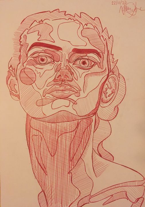 Portrait of a woman 2 - Naomi Art Vienna - Drawings & Illustration ...