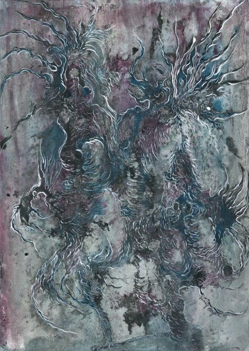 Metamorphic - Fennel Blythe Art - Paintings & Prints, Abstract, Organic ...
