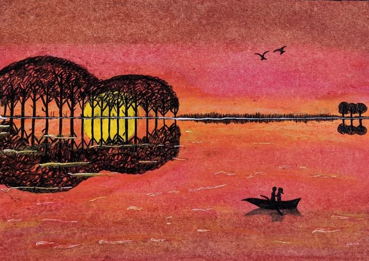 Look at the Reflection - Doodles by Dave - Drawings & Illustration ...