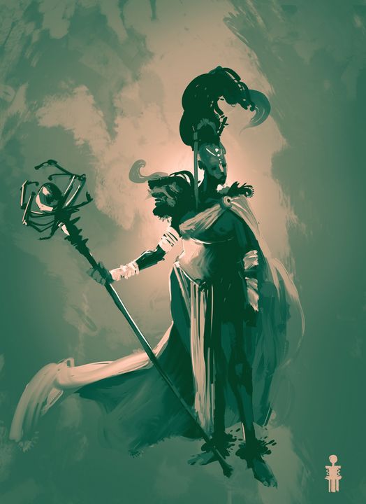 African God - Ced_art - Digital Art & AI, Fantasy & Mythology, Fantasy ...