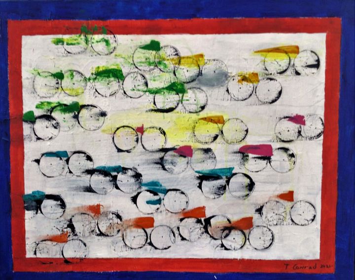 Tour de France #2 - Thomas Conrad Abstract Art for the Home and Office ...