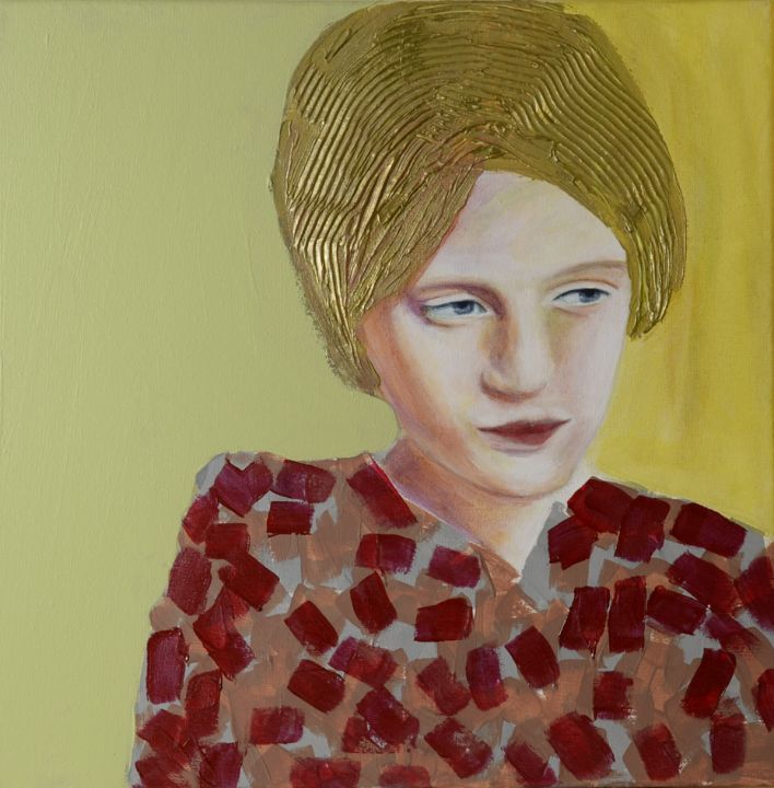 Jane sitting in sunlight - MENG'S ART - Paintings & Prints, People ...