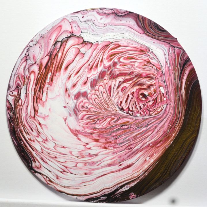 ROSE MOVEMENT. - LENNEA STUDIO - Paintings & Prints, Abstract, Organic ...