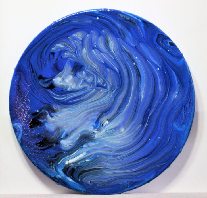 THE BLUES - LENNEA STUDIO - Paintings & Prints, Abstract, Movement - ArtPal