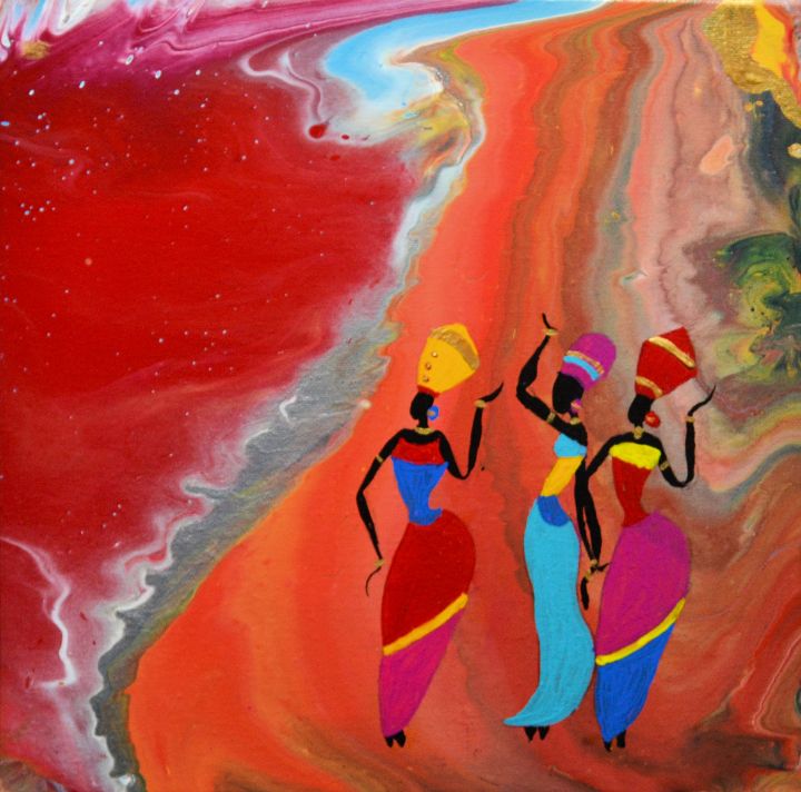 DANCERS 2 - LENNEA STUDIO - Paintings & Prints, People & Figures, Other ...