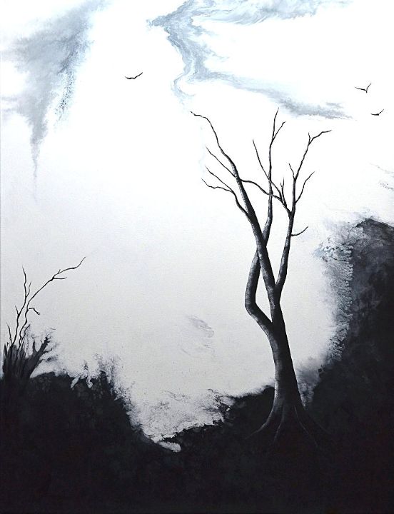 OMINOUS STORM - LENNEA STUDIO - Paintings & Prints, Landscapes & Nature ...