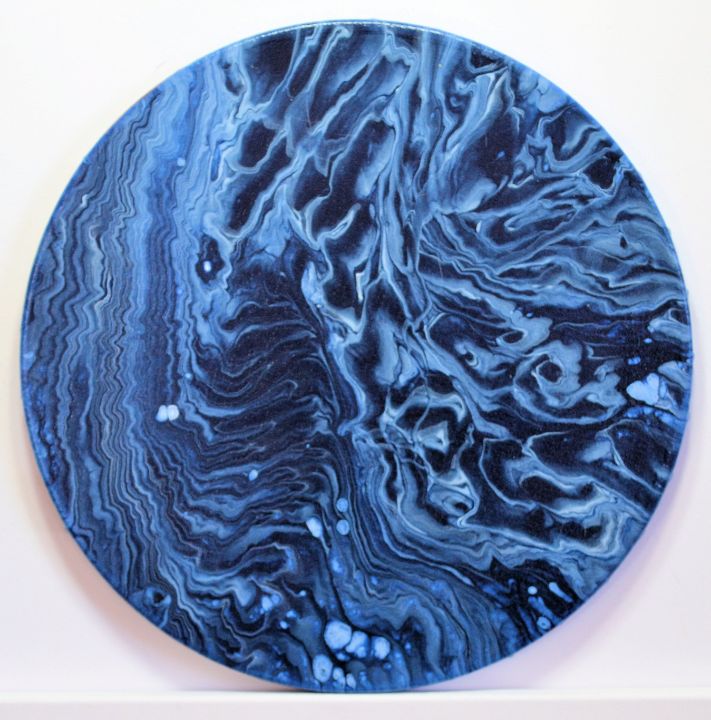 WAVELENGTH - LENNEA STUDIO - Paintings & Prints, Abstract, Movement ...