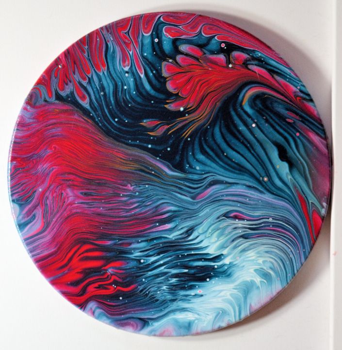 WAVES - LENNEA STUDIO - Paintings & Prints, Abstract, Movement - ArtPal