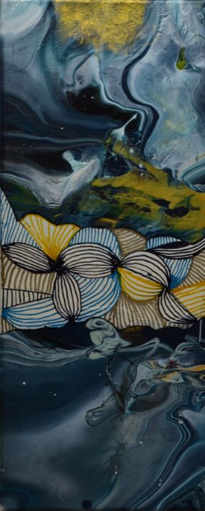 SINGING THE BLUES - LENNEA STUDIO - Paintings & Prints, Abstract ...