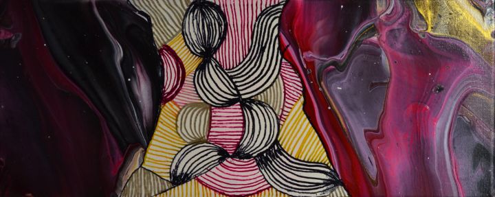 BLACKBERRY WINE - LENNEA STUDIO - Paintings & Prints, Abstract ...