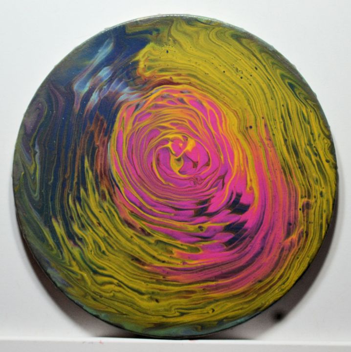 THE PINK ROSE - LENNEA STUDIO - Paintings & Prints, Abstract, Organic ...