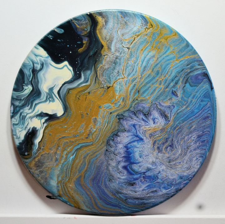 GOLD LACING - LENNEA STUDIO - Paintings & Prints, Abstract, Organic ...