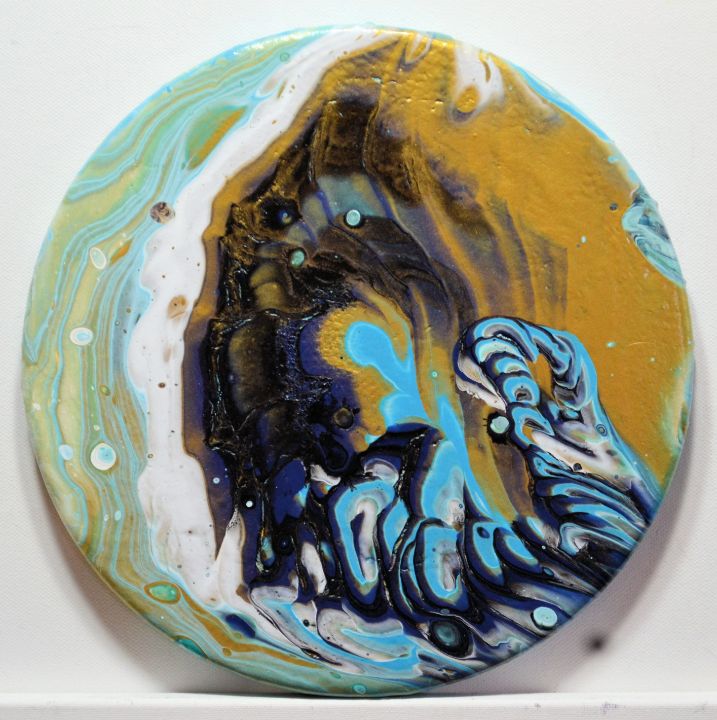 SASSY - LENNEA STUDIO - Paintings & Prints, Abstract, Organic - ArtPal