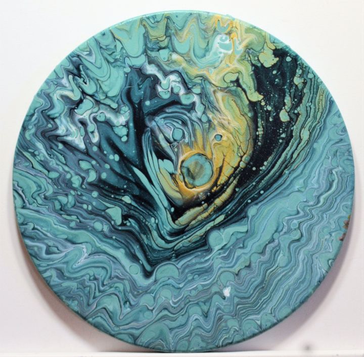 THE PEACOCK FEATHER - LENNEA STUDIO - Paintings & Prints, Abstract ...