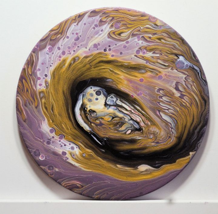 GOLD STRIKE 2 - LENNEA STUDIO - Paintings & Prints, Abstract, Organic ...