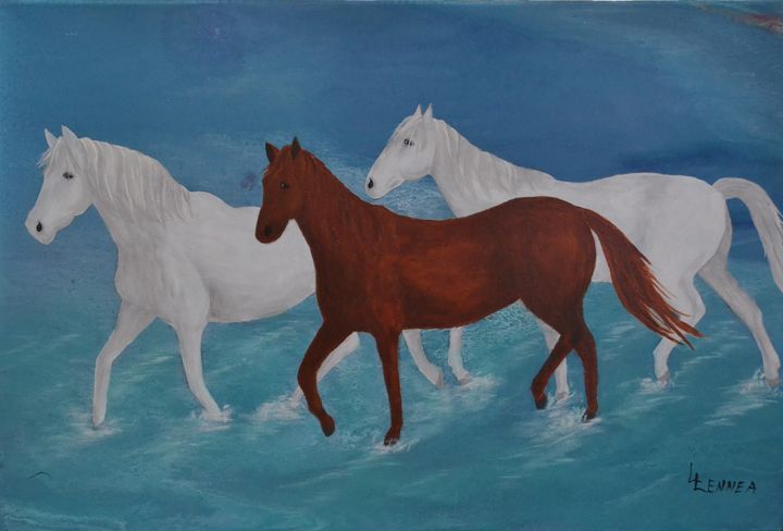 ON THE RUN.....by....Linda Lennea - LENNEA STUDIO - Paintings & Prints ...