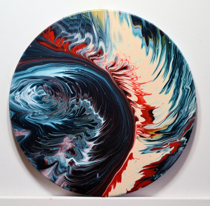 RED..WHITE..BLUE - LENNEA STUDIO - Paintings & Prints, Abstract ...