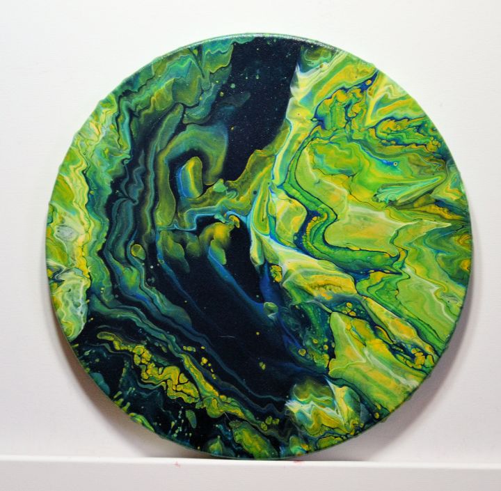 LUSH GREENS - LENNEA STUDIO - Paintings & Prints, Abstract, Organic ...