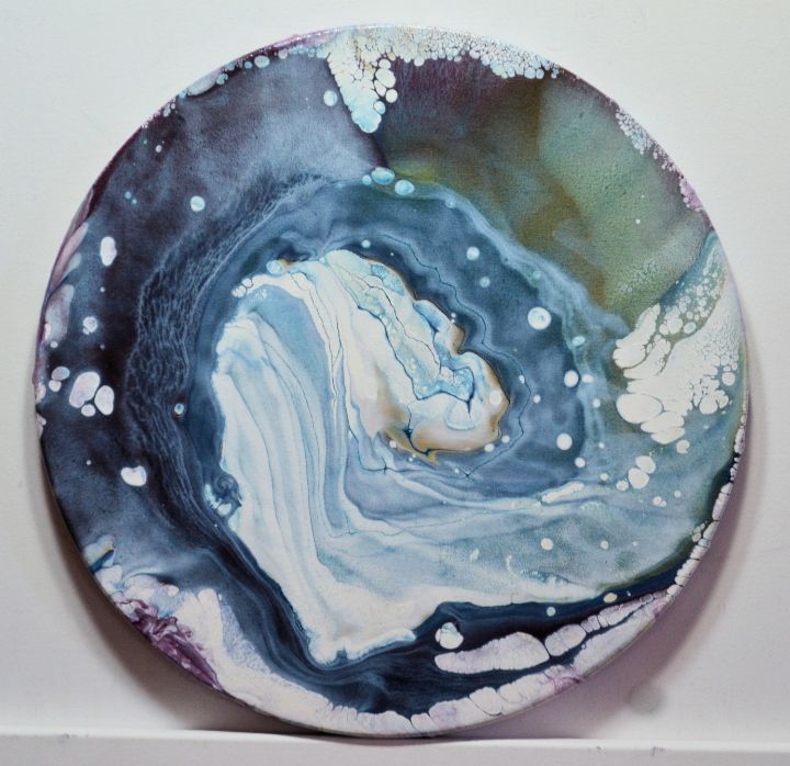 GIRL IN THE NIGHT - LENNEA STUDIO - Paintings & Prints, Abstract ...