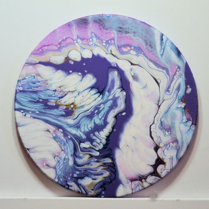 PURPLE HEATHER HUES - LENNEA STUDIO - Paintings & Prints, Abstract ...