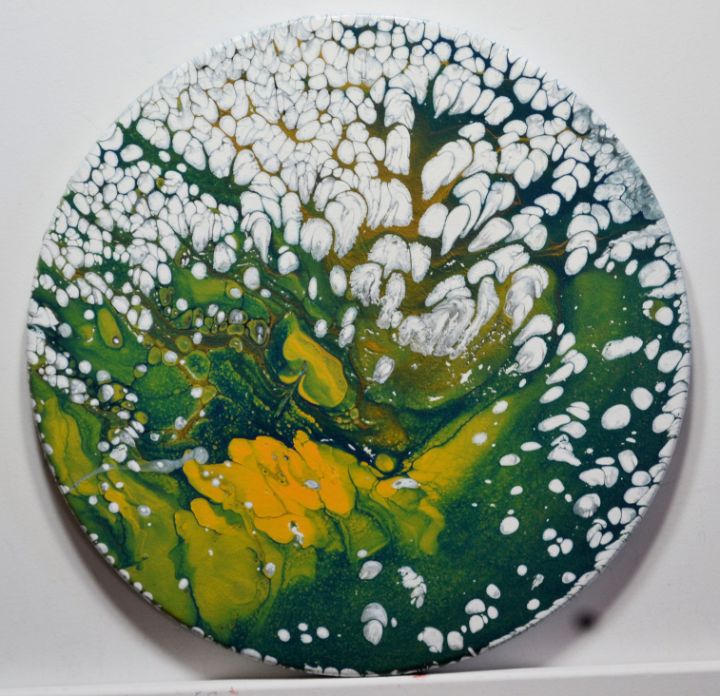 SUMMER SNOW - LENNEA STUDIO - Paintings & Prints, Abstract, Organic ...