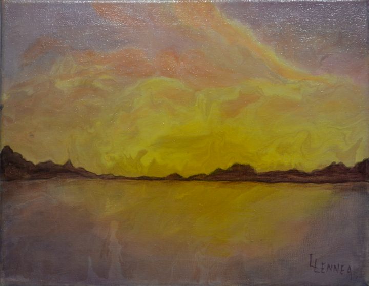 SUNSET 6 - LENNEA STUDIO - Paintings & Prints, Landscapes & Nature ...