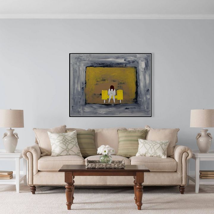So tired - Originals only - Paintings & Prints, Abstract, Figurative ...