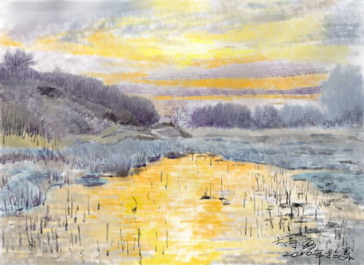 Tex Art - Paintings & Prints, Digital Art