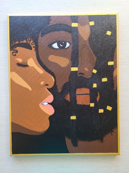 African American Couple Paintings