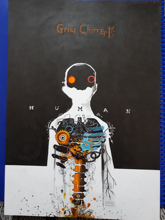 Human - Gray arts - Drawings & Illustration, Science & Technology ...