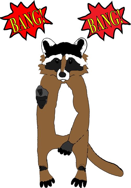 KEVIN HART'S GANGSTER RACCOON - derek jones - Digital Art & AI, Animals ...