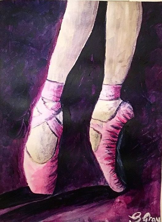 Ballet slippers - Sarah Beth Gray - Paintings & Prints, Entertainment ...