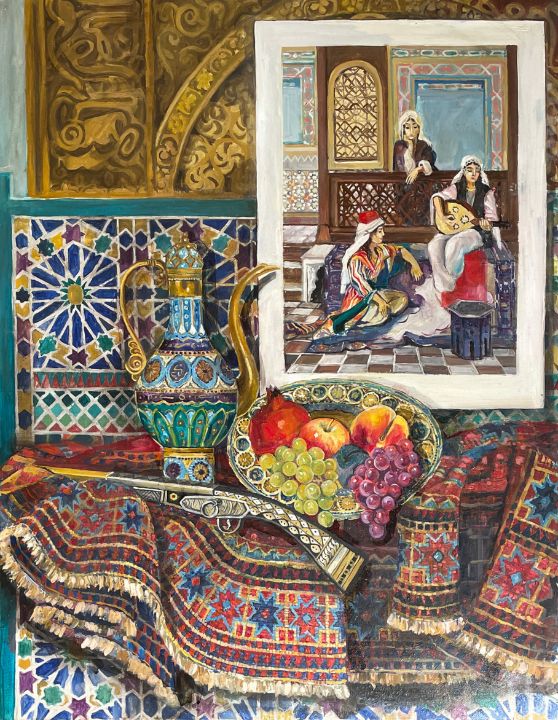 Arabic still life - Tigranyan - Paintings & Prints, Still Life, Food ...