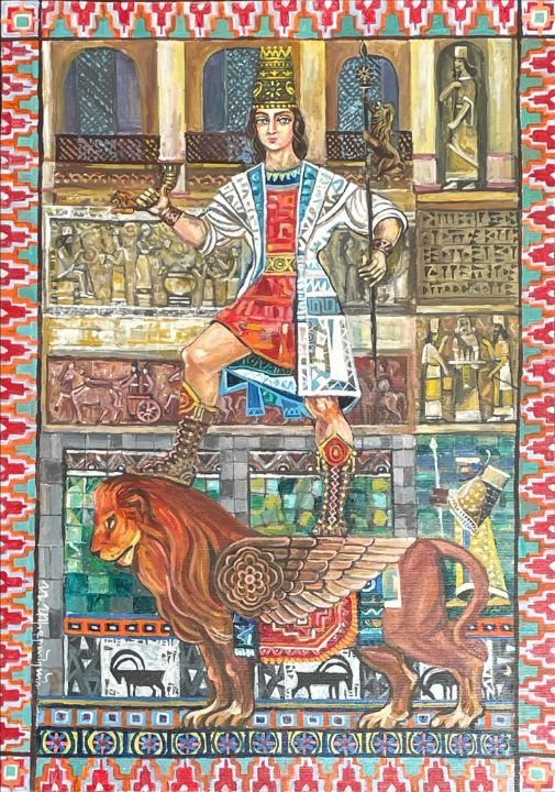 Lion mher - Tigranyan - Paintings & Prints, Fantasy & Mythology ...