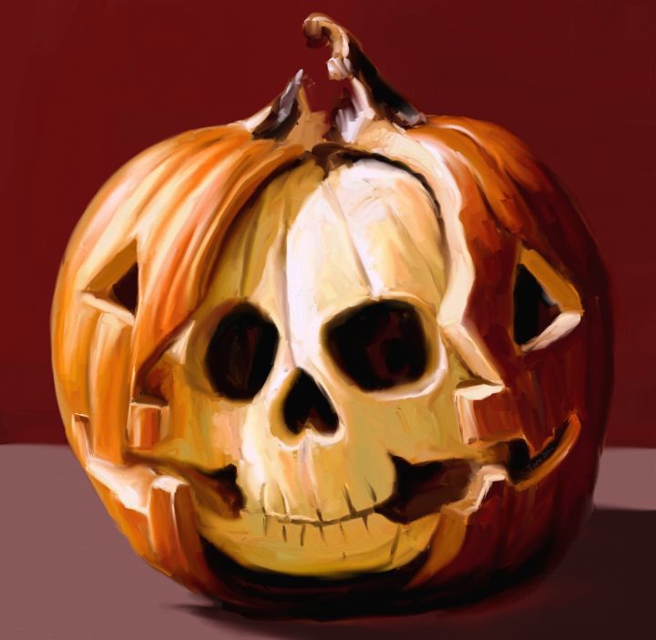 Halloween pumpkin in pumpkin - Tijana ARTStudio88 - Digital Art & AI ...