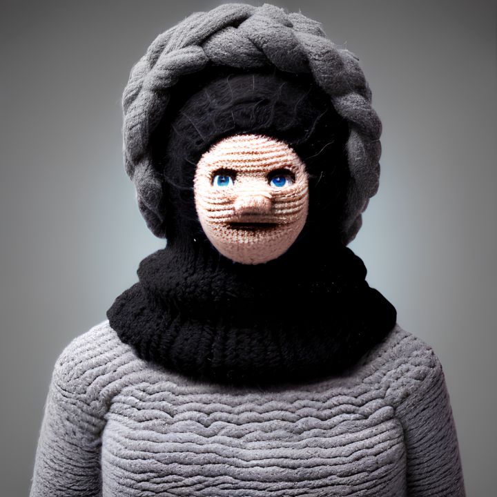 Man Crochet - TheGhost - Drawings & Illustration, People & Figures ...