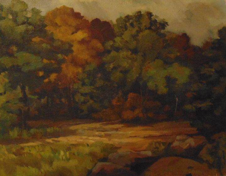 Dark woods - Bill Harris Art - Paintings & Prints, Landscapes & Nature ...