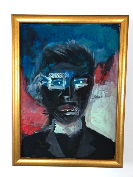 The dark side of man. - Nikola Mihajlovic - Paintings & Prints, People ...