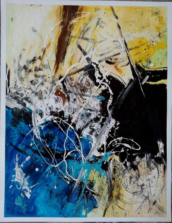 Abstract painting - Wish artz - Paintings & Prints, Abstract, Color ...