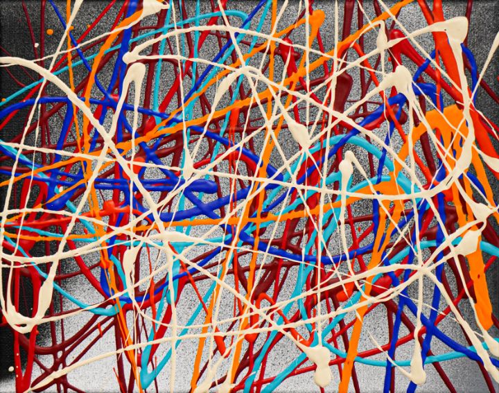 Cream Splat - PiraLeila Art - Paintings & Prints, Abstract, Other ...