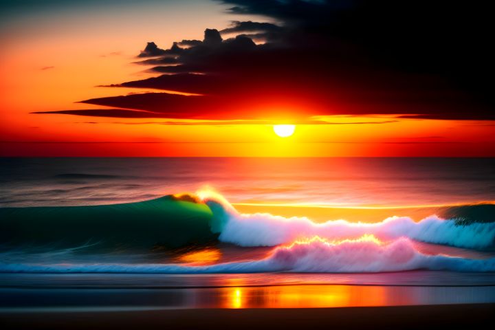 Maluhia Beach I - Akoni Art - Digital Art & AI, Landscapes & Nature ...