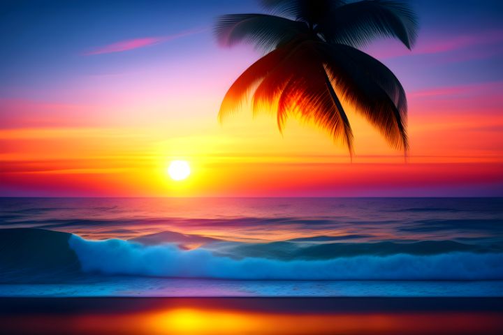 Maluhia Beach II - Akoni Art - Digital Art & AI, Landscapes & Nature ...