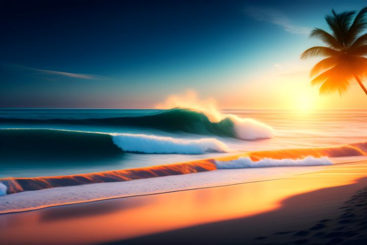 Maluhia Beach III - Akoni Art - Digital Art & AI, Landscapes & Nature ...