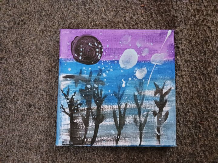 Starry Night - The Spider Trap - Paintings & Prints, Flowers, Plants ...